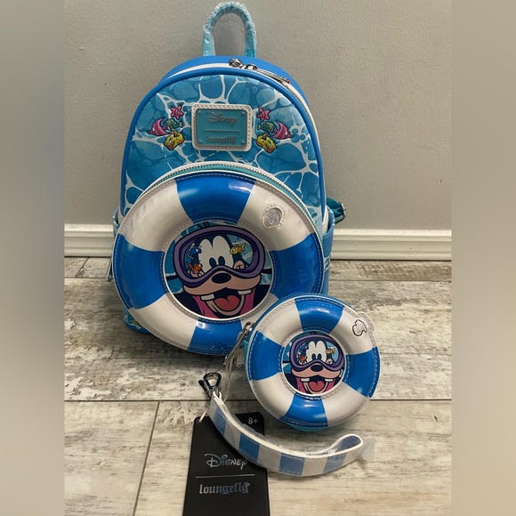 Loungefly | Bags | Nwt Loungefly Goofy Floatie Scuba Figural Float Mini ...
